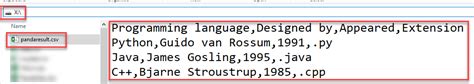 How To Read Csv File In Python Module Pandas Examples