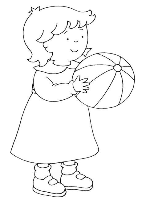 Caillou And Gilbert Coloring Pages