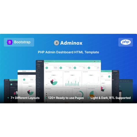 jual bootstrap 5 adminox v1 0 responsive admin dashboard template php shopee indonesia