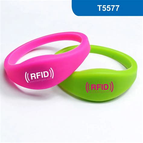 WB03 Silicone RFID Wristband RFID Bracelet Frequency 125KHz for Access ...