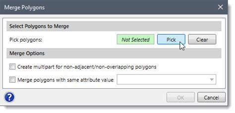 Merge Polygons Command Civilgeo Knowledge Base