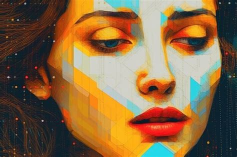 Premium Ai Image Emotion Detected By Artificial Intelligence Ai System Concept