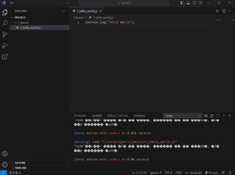 코딩 고수님들 살려주세요 비주얼스튜디오 코드 이용해서 자바스크립트 배우는중인데 지식in