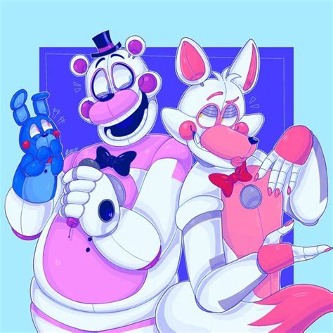 210 Funtime Foxy X Funtime Freddy Ideas Funtime Foxy Freddy Fnaf Art