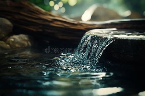 Captivating Image Capturing A Serene Waterfall Feature In Nature