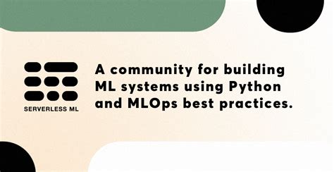 serverless ml apps and mlops without the infrastructure