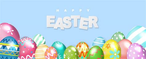 Happy Easter Banner Vector Art Icons And Graphics For Free Download