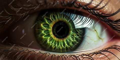 Premium Photo Iris Patterns Up Close And Personal