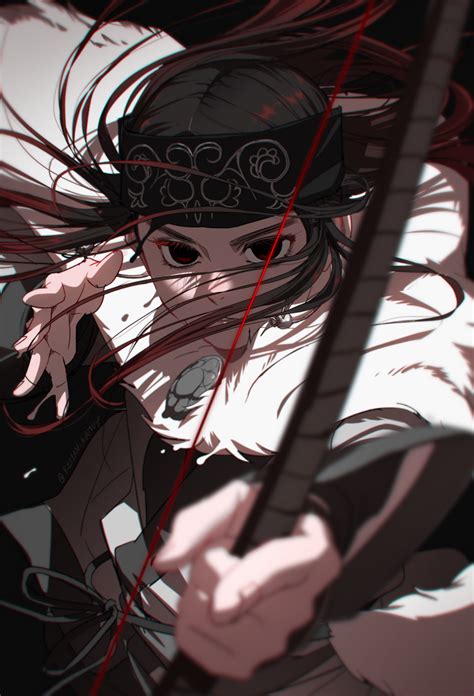 Safebooru 1girl Absurdres Ainu Ainu Clothes Asirpa Bandana Black Eyes