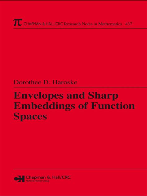 Envelopes And Sharp Embeddings Of Function Spaces Pdf Pdf