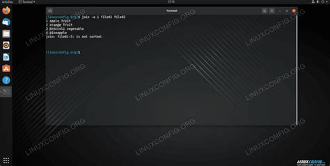 Join Command In Linux With Examples Linux Command Line Tutorial