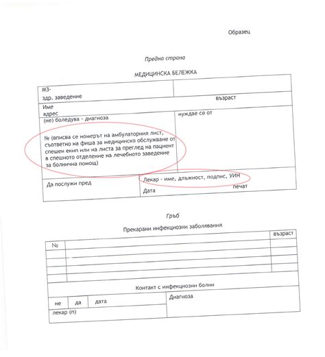 Медицинска бележка за извиняване на отсъствията на учениците училище