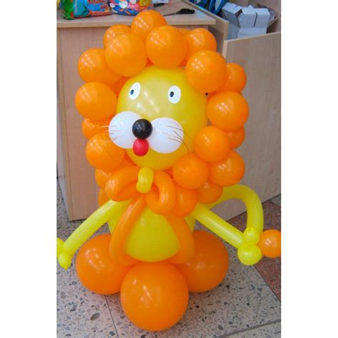 Плетеная фигура из шаров Лев купить в Жодино Борисове Смолевичах