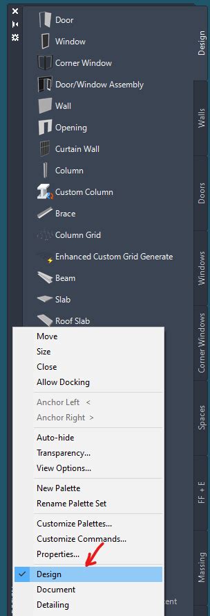 Solved Missing Tabs In Tool Palettes Autodesk Community