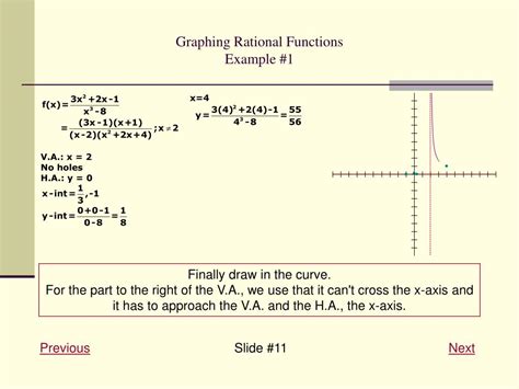 Ppt Graphing Rational Functions Example 1 Powerpoint Presentation