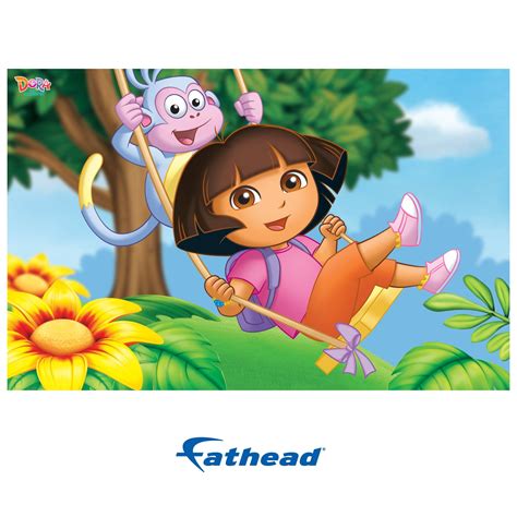 Dora The Explorer Dora And Boots Swinging Poster Officially License Dora The Explorer Dora