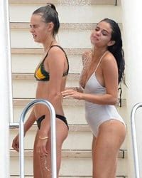 Selena Gomez Cara Delevingne Nude Kissing Outtake