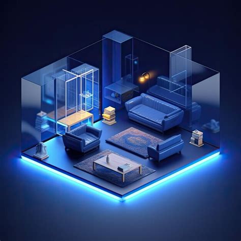 Premium Ai Image 3d Rendering Isometric Data Technology