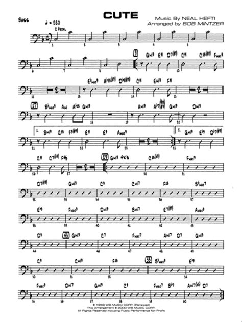 Cute String Bass By Bob Mintzer Double Bass Jazz Ensemble Digital