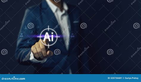 Human Connection And Artificial Intelligence Ai Concept Generate
