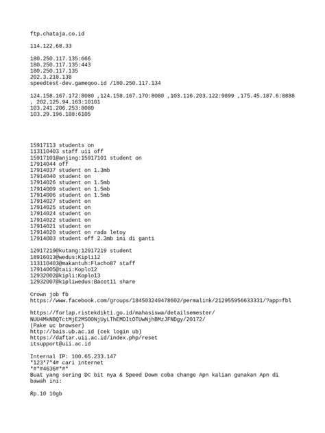 Kumpulan Nim Pdf Computer Networking