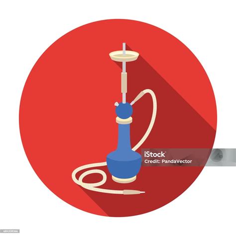 흰색 배경에 고립 된 평면 스타일에 물 담 뱃 대 아이콘 터키 기호 스톡 벡터 일러스트입니다 0명에 대한 스톡 벡터 아트 및 기타 이미지 Istock