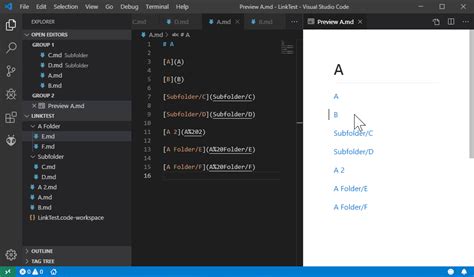 Bug Markdown Preview Open Markdown Links Setting Not Respected · Issue 81320 · Microsoft