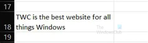 How To Make Excel Cells Expand To Fit Text Automatically