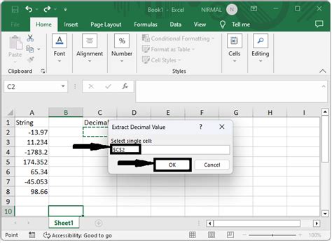How To Extract Decimal Value From String In Excel