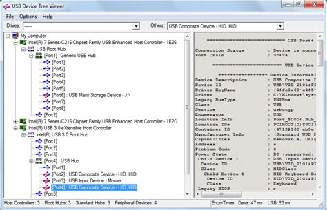 دانلود نرم افزار USB Device Tree Viewer v4 5 3 نمایش اطلاعات کامل پورتهای USB