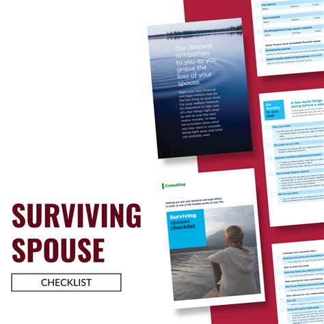 Surviving Spouse Checklist The Advisors Edge