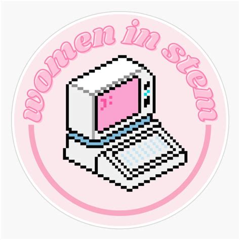 Maneki Women In Stem Science Computer Coding Computer Science Aesthetic Pastel Pink