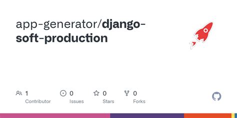 Github App Generator Django Soft Production