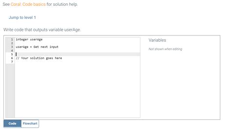 answered see coral code basics for solution… bartleby