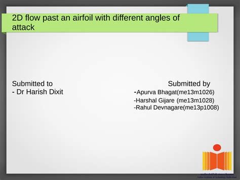 Openfoam Analysis Of Flow Over Aerofoil Pdf Technology And Computing
