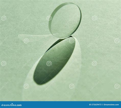 Reflection And Refraction Of Light Through A Circular Convex Lens