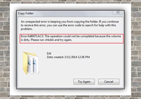2025 Fixes The Operation Could Not Be Completed Because The Volume Is Dirty EaseUS