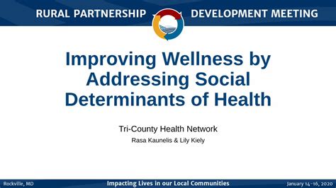 Pdf Improving Wellness By Addressing Social Determinants Of
