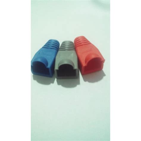 Jual Karet Konektor Utp Rj Plug Boot Cover Pelindung Rj Plugboot Shopee Indonesia