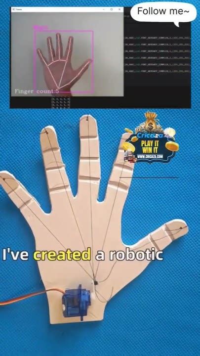 robotic hand🤟 shorts ytshorts arduino arduinoproject