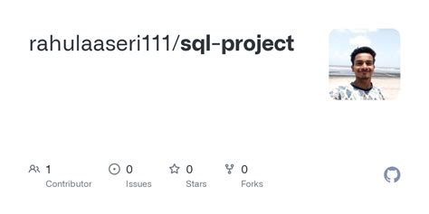 Github Rahulaaseri111sql Project