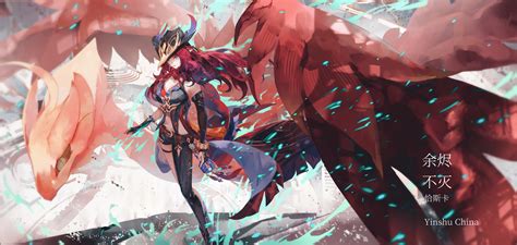 Chasca And Qucusaurus Genshin Impact Drawn By Li0nkongshushiwo