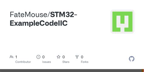 github fatemouse stm32 examplecodeiic