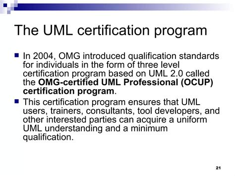 Uml Omg Fundamental Certification 1 Ppt