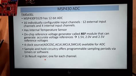 Msp430 Adc Youtube