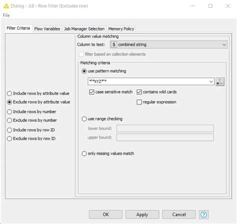 Help With Rule Based Row Filter According To Excel Formula Knime
