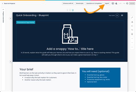 creating a scorm package from your project elucidat create help center