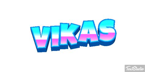 Vikas Name Animated  Logo Designs