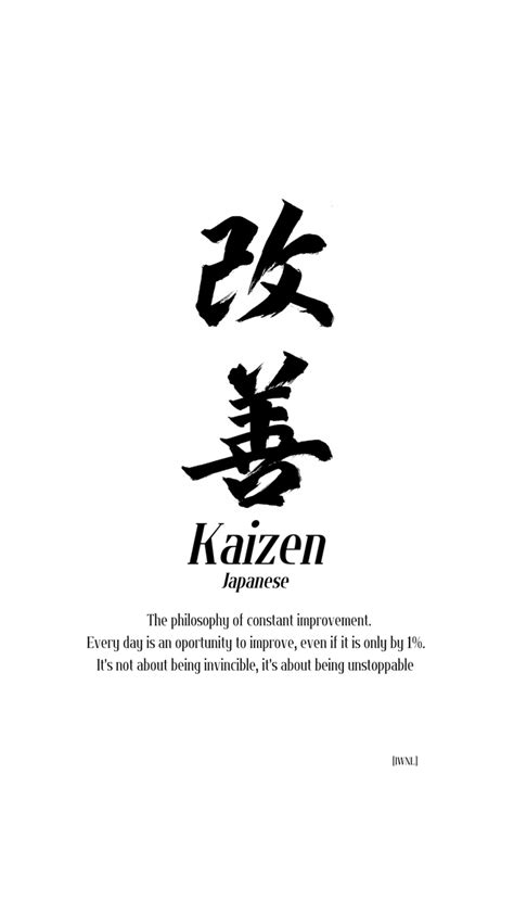 Kaizen Symbol Tattoo