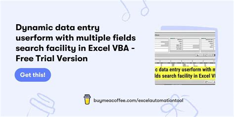 Dynamic Data Entry Userform With Multiple Fields Search Facility In